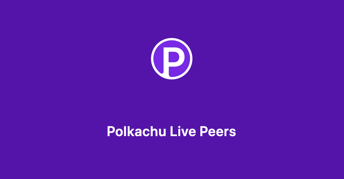 Live Peers | Polkachu